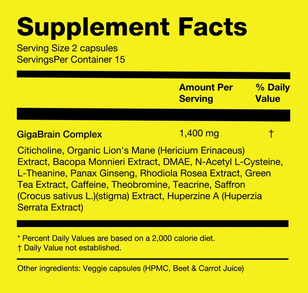 GigaBrain (2-month supply) – GigaLabs